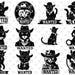60 Cowboy Cat Svg,cat Svg Bundle,vintage Cat Vector,western Svg,cat ...