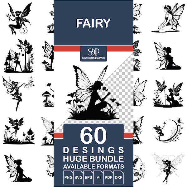 Fairy Svg - Etsy