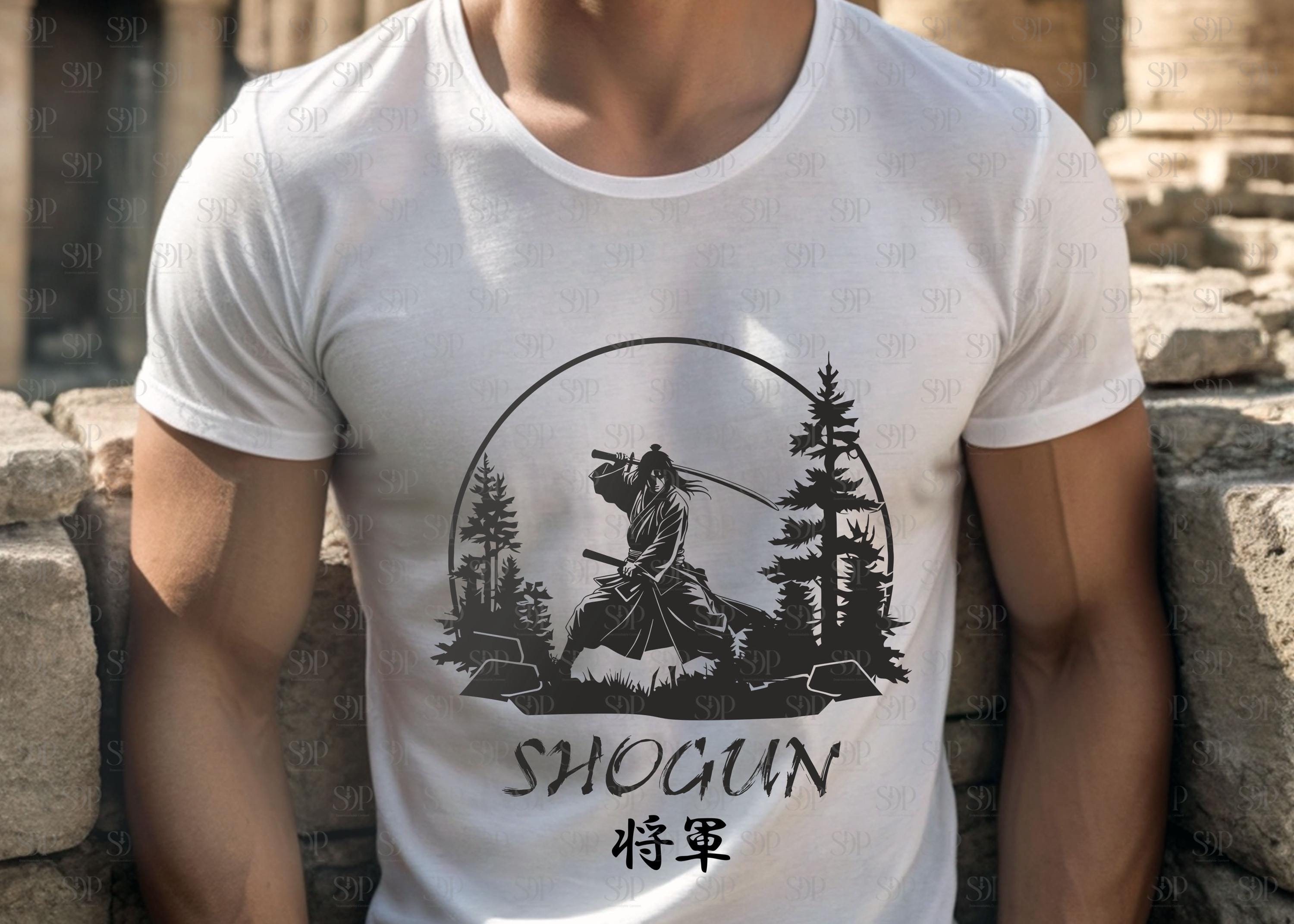 Shogun Samurai SVG, PNG Clipart for Shirts (digital Download) - Etsy