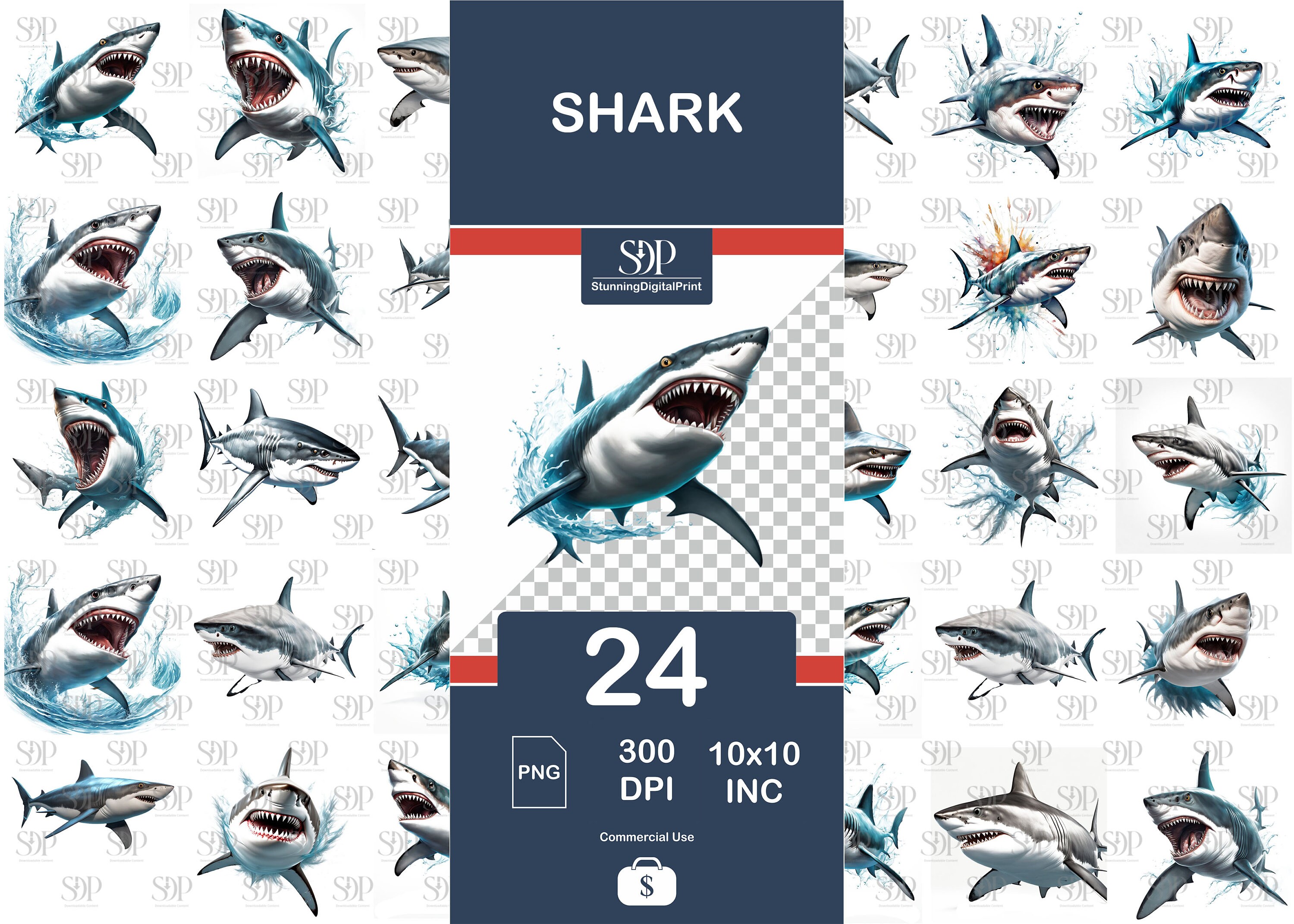 24 Shark Png Bundle,high Quality Png,shark Smoke Colors,smoke Sharks ...