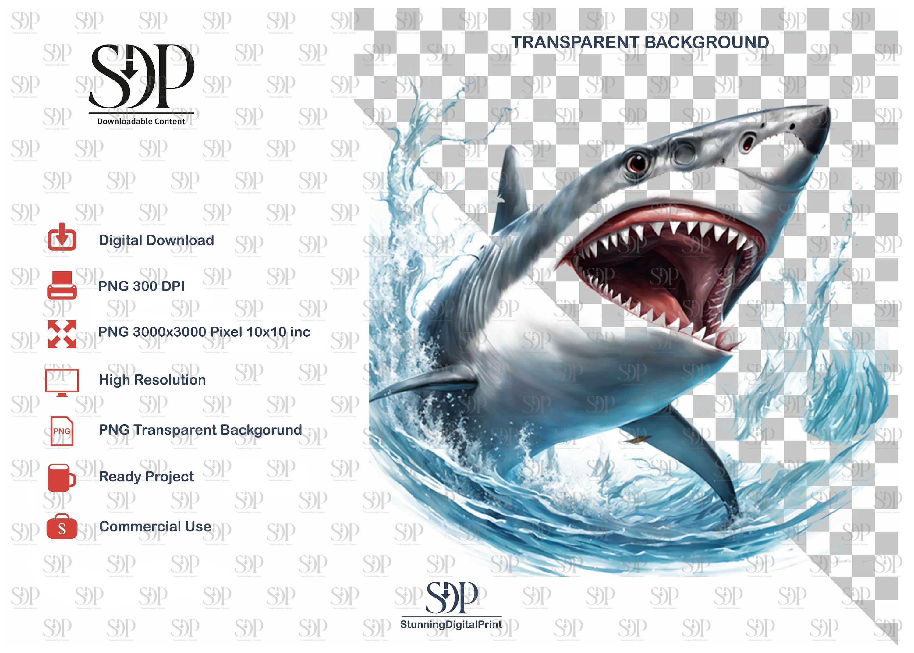 24 Shark Png Bundle,high Quality Png,shark Smoke Colors,smoke Sharks ...