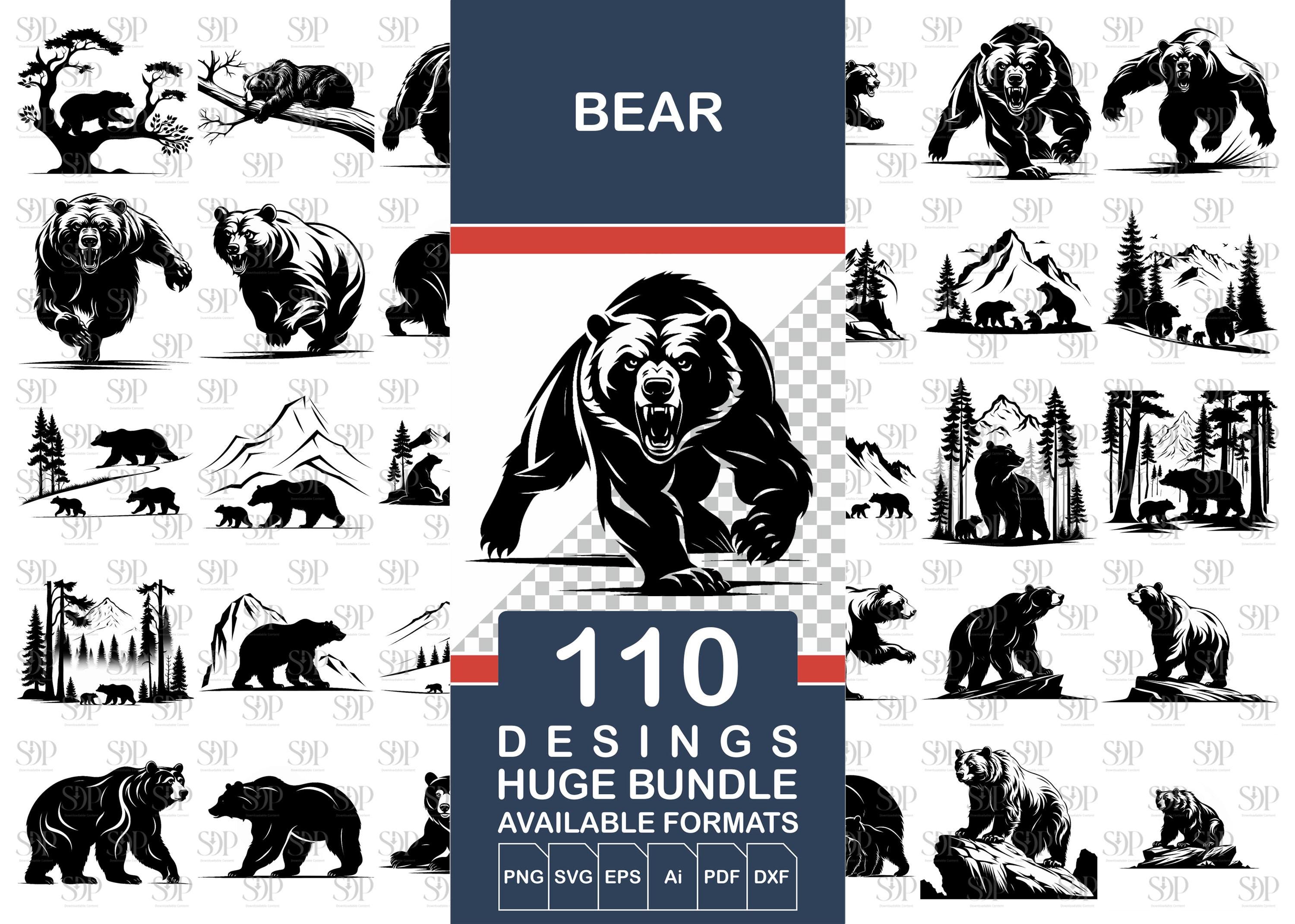 Grizzly Bear Svg,bear Svg,bear Svg Bundle,svg Bear,bear Svg,black Bear,bears Svg Bundle,grizzly ...