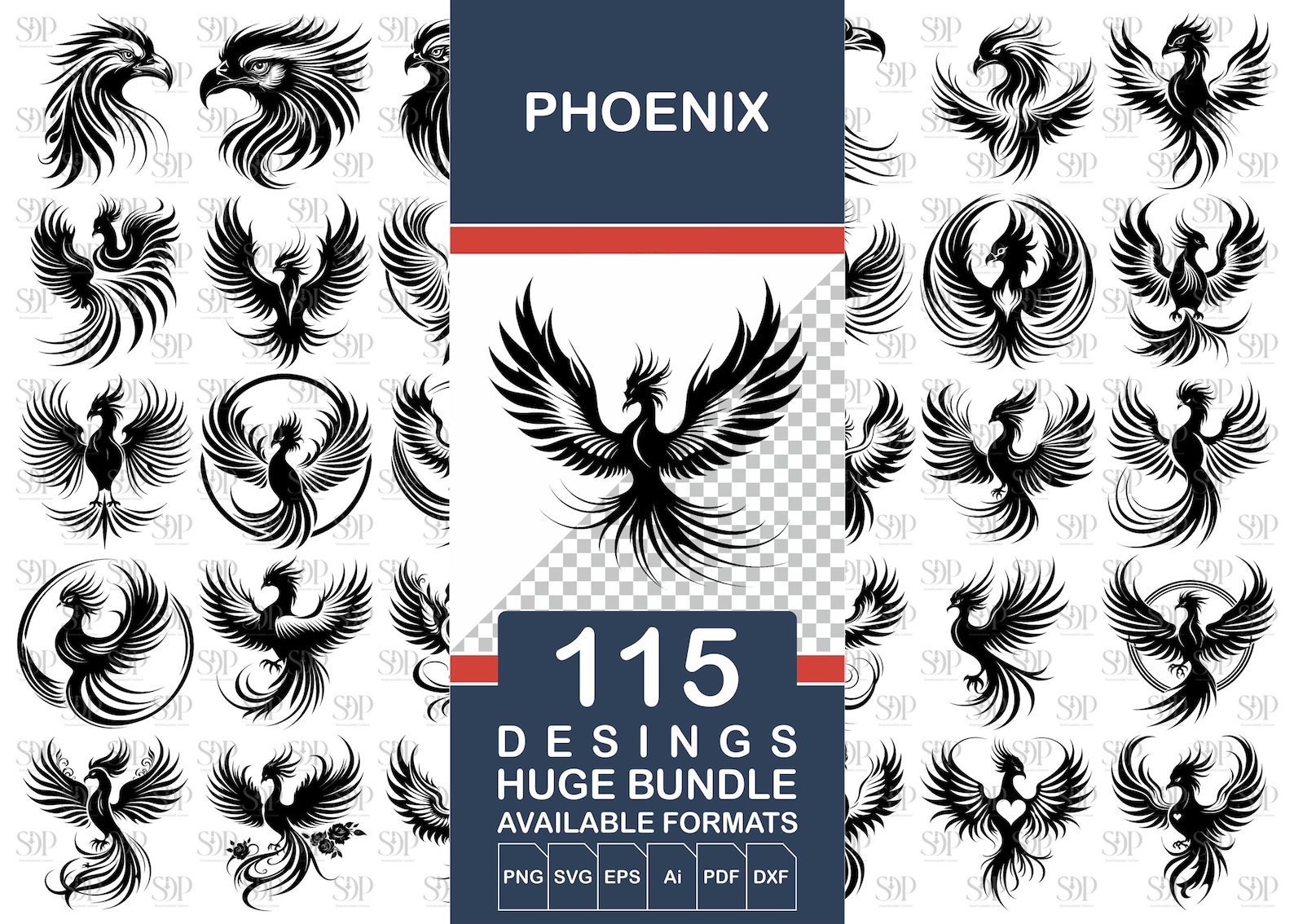 Phoenix Svg, Phoenix Svg Bundle, Phoenix Svg Cricut, Phoenix Svg Png ...