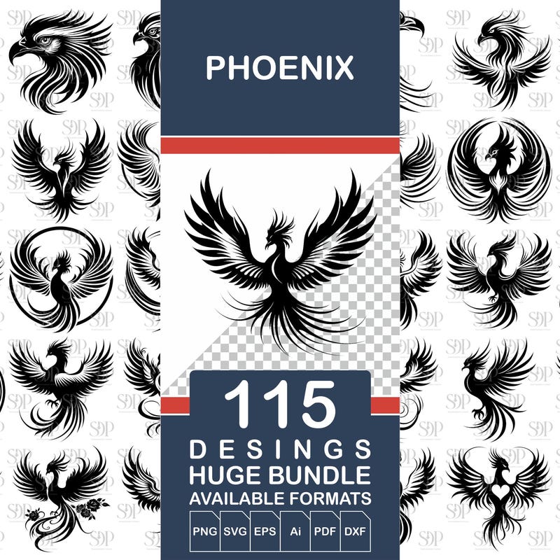 Phoenix Svg - Etsy