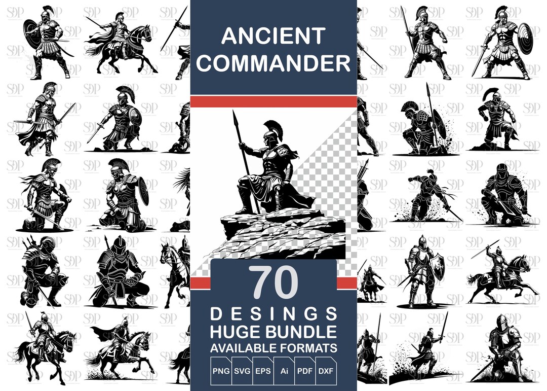 Ancient Warrior Svg, Ancient Commander Svg Bundle,ancient Warrior ...