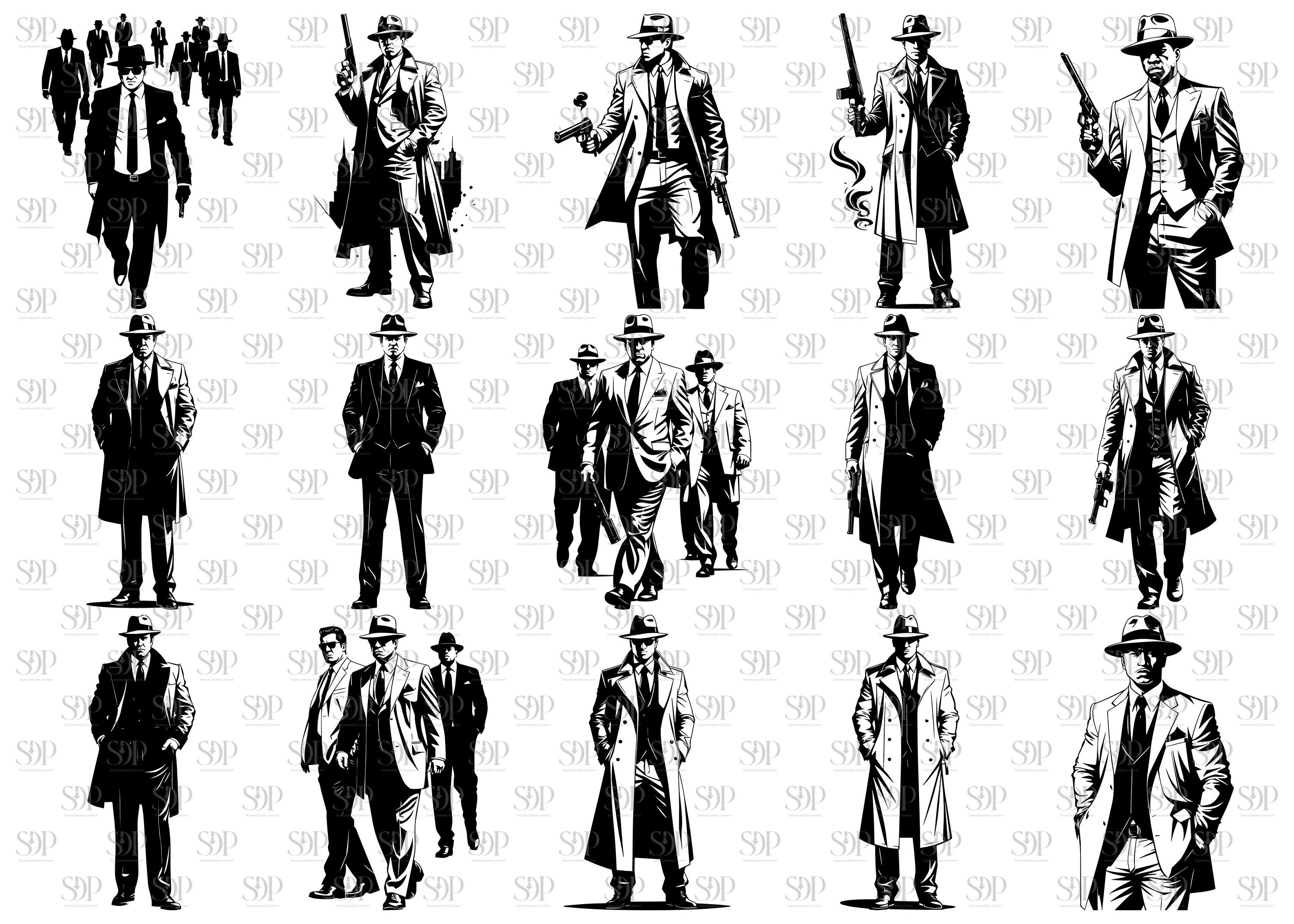 120 Mafia SVG BUNDLE, Vector File, Mafia Svg,gangster Vector,mafia ...