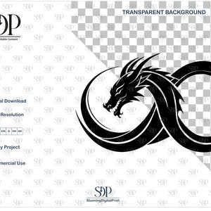 70 Dragon, Infinity SVG BUNDLE, Vector File, Dragon Cricut, Vector ...