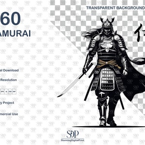 60 Samurai SVG BUNDLE, Samurai Tatto Svg,japanese Samurai Svg,samurai ...