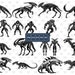 60 Predator Alien Animal SVG BUNDLE, Vector File, Predator Svg,alien ...