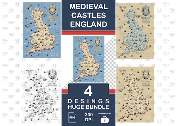 Map Of Castles In England