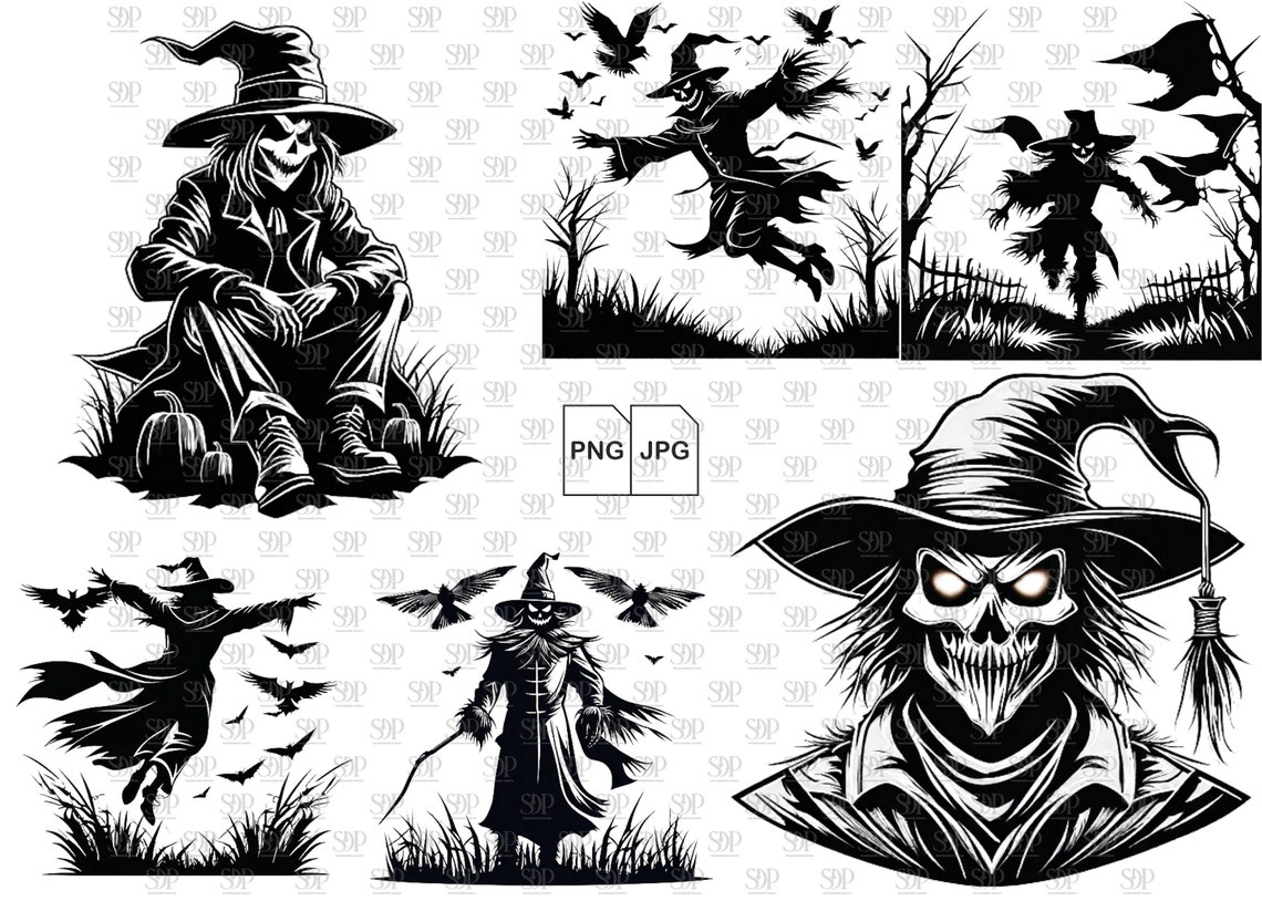 Scary Scarecrow SVG Bundle: 130 Vector Designs (commercial Use) - Etsy