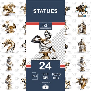 24 Statues Png Bundle,high Quality Png,statues Transparent Png,statue ...