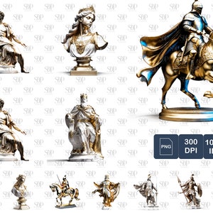 24 Statues Png Bundle,high Quality Png,statues Transparent Png,statue ...