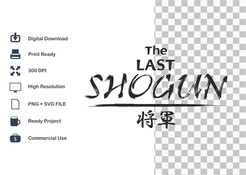 Shogun SVG, Samurai Clipart, Japanese Art (digital Download) - Etsy