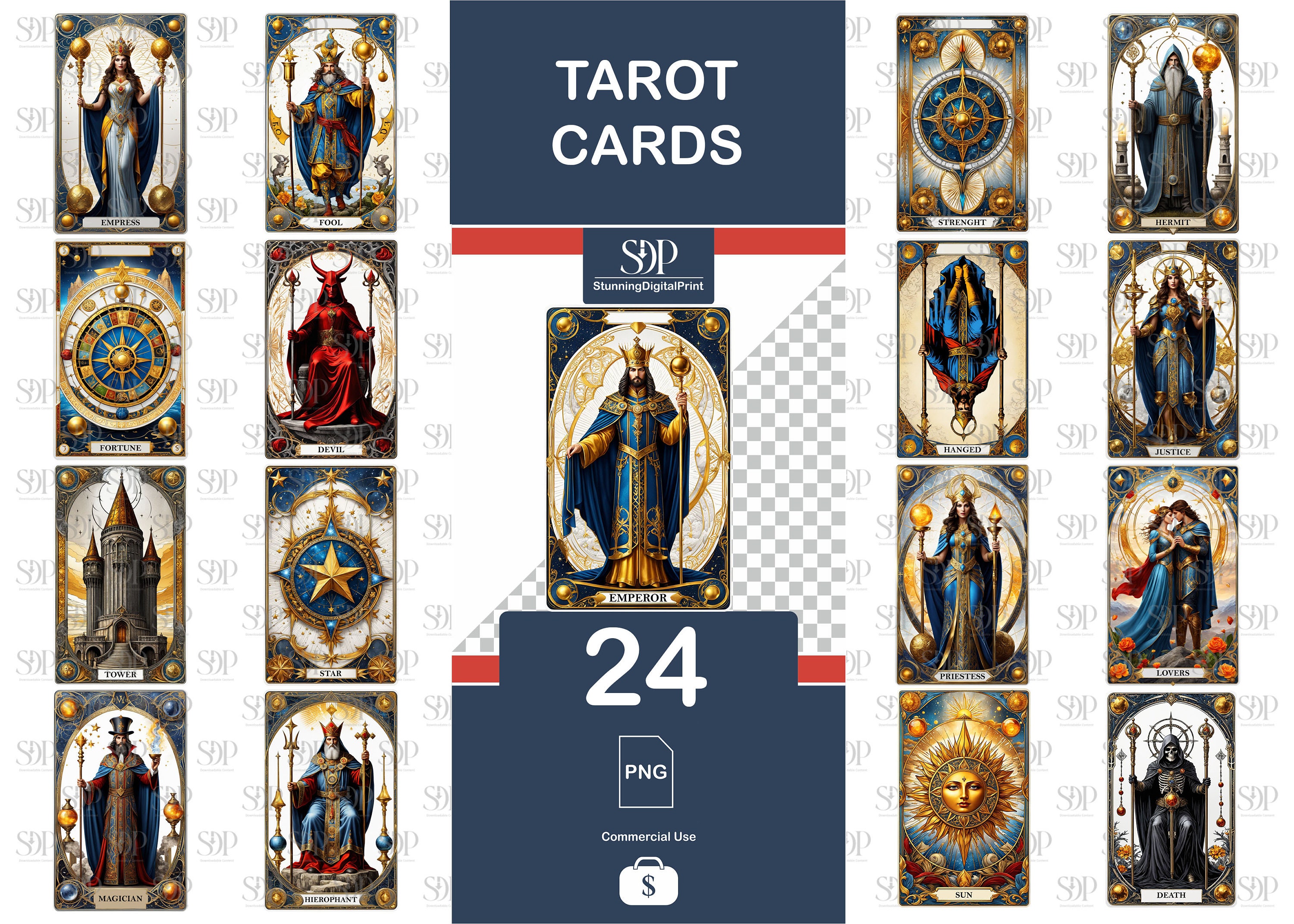 24 Tarot Card, Tarot Cards Png, Tarot Png Bundle,high Quality Png ...