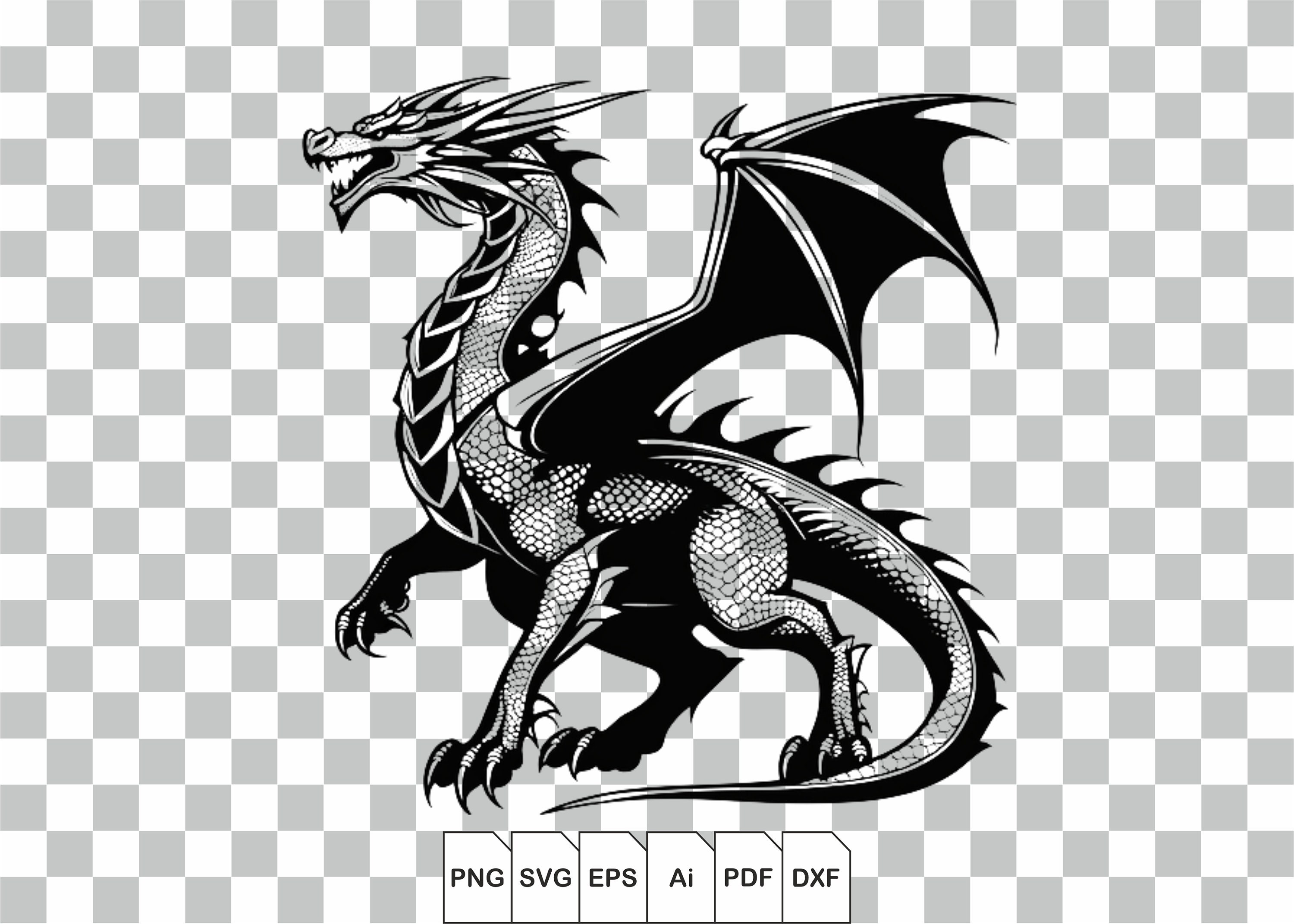 120 Dragon SVG BUNDLE Vector File Dragon Cricut Vector - Etsy Canada