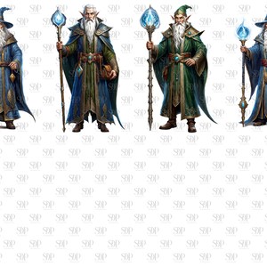 50 RPG Character PNG Bundle: Fantasy Game Art (commercial Use) - Etsy