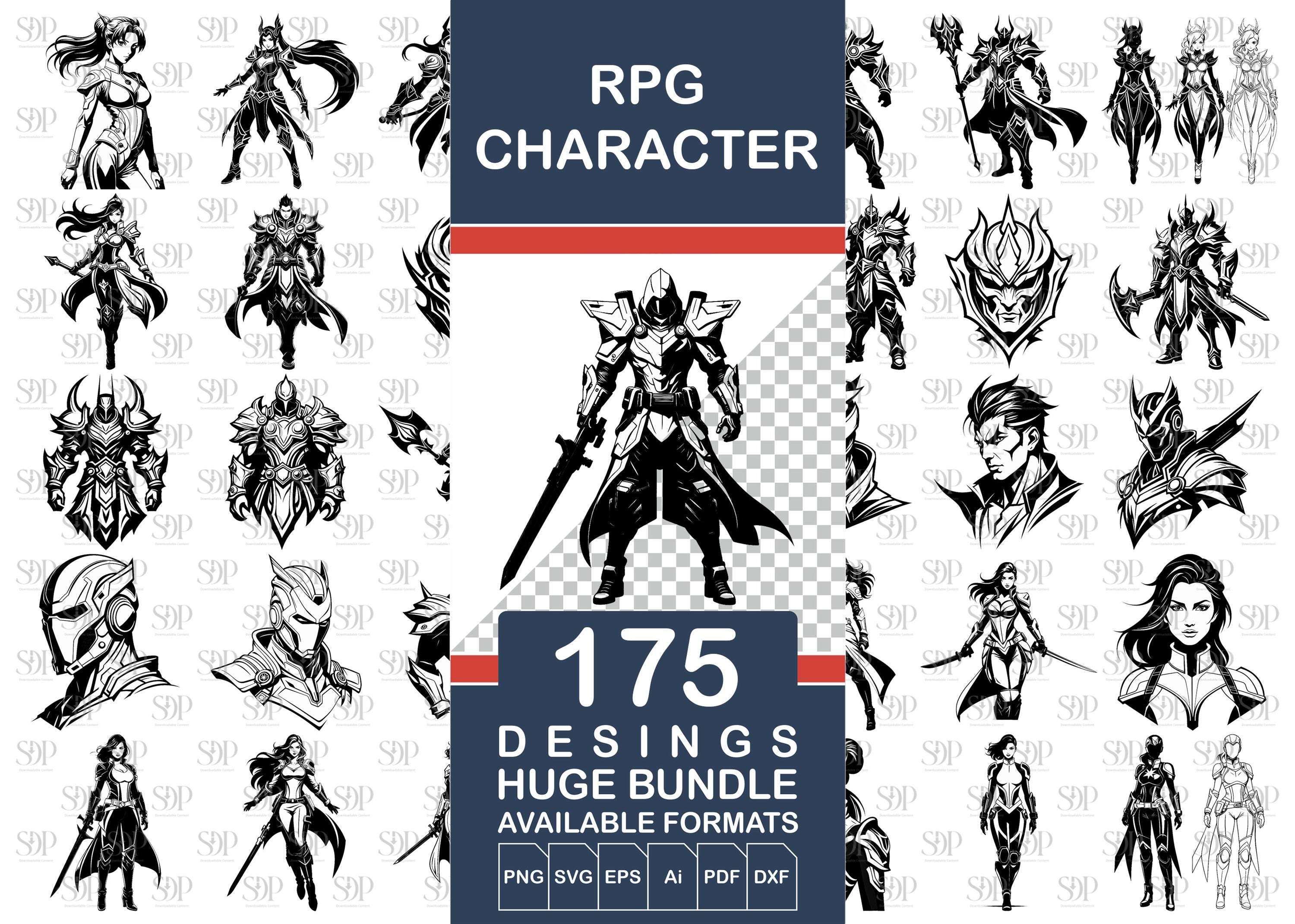 Rpg-Klassen-Svg, Rpg-Svg, Rpg-Klassen-Svg-Bundle, Rpg-Klassen-Svg ...