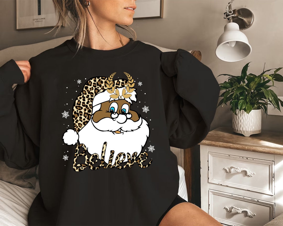 Merry Christmas Black Santa Shirt Afro American Black Santa - Etsy