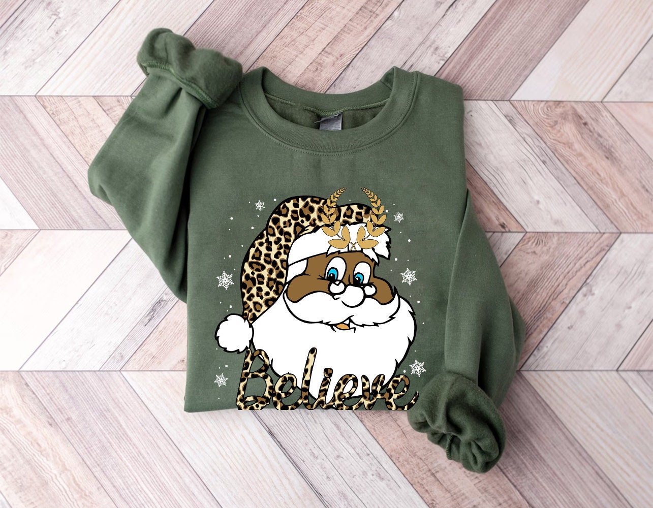 Merry Christmas Black Santa Shirt Afro American Black Santa - Etsy