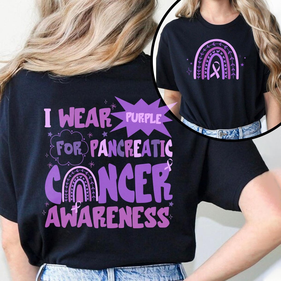 Pancreatic Cancer Awareness Shirts, Diabetes Awareness T Shirt, Purple ...