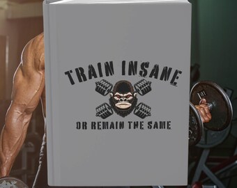 Workout Journal and Exercise Journal, Leatherette Journal. A5 Notebook ...