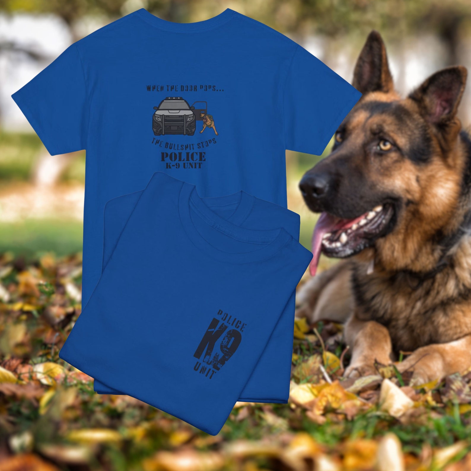 Police Tee Shirt K9 Unit K 9 Unit Police T Shirt Police Shirt Police