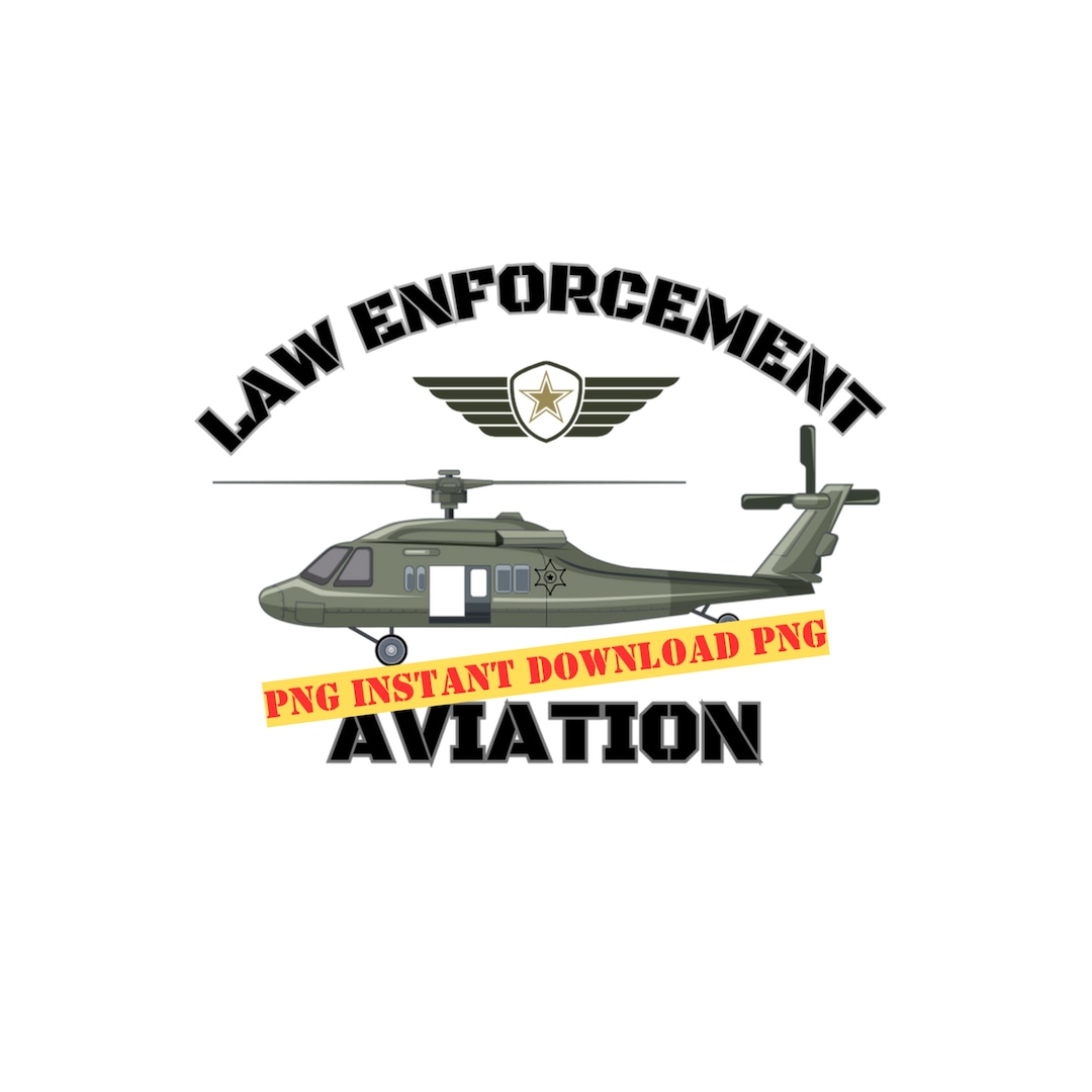 POLICE Helicopter PNG Law Enforcement Aviation First Responder Police ...