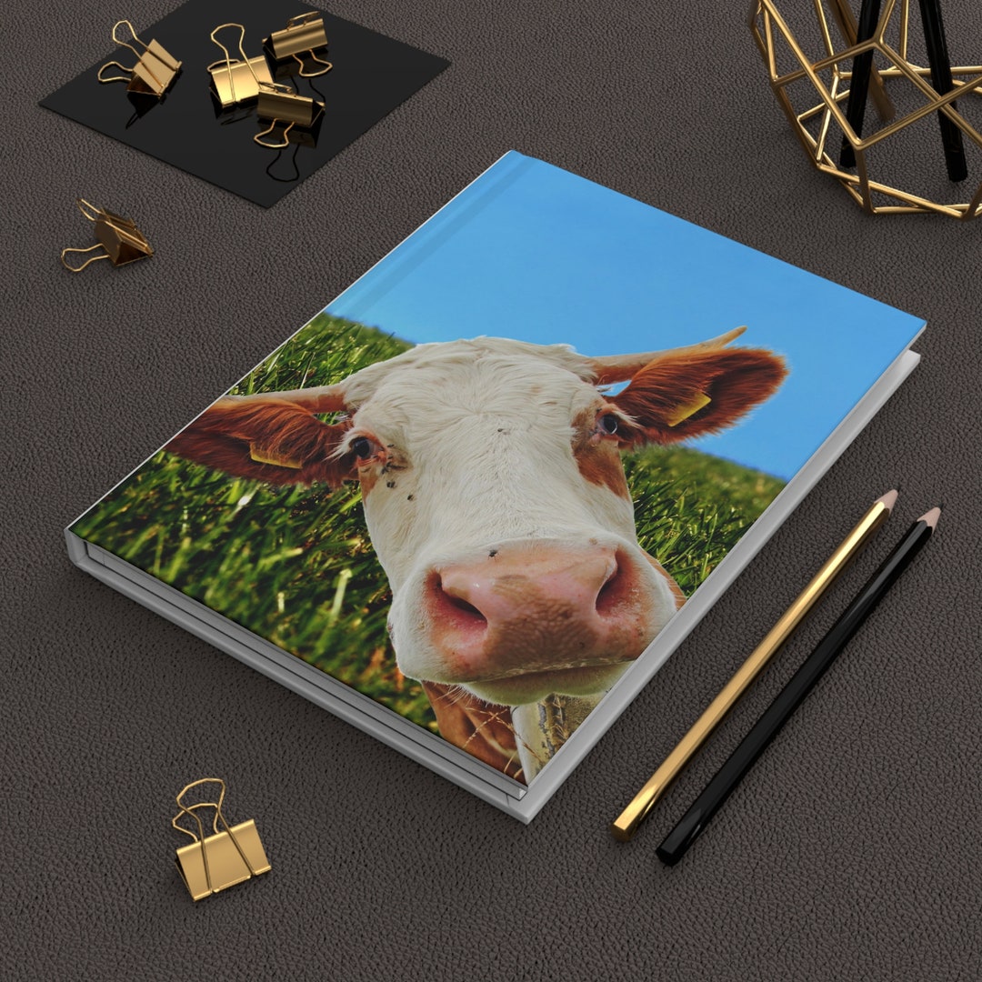 Cow Notebook Cow Journal Farm Animal Notebook Barn Animal Notebook ...
