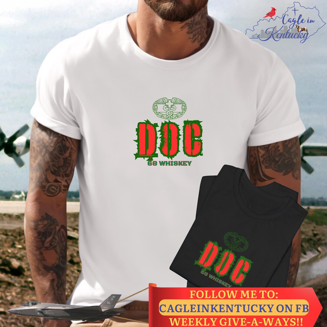 Combat Medic Tee Shirt Medic T-shirt Doc Shirt Military Veteran Shirts ...