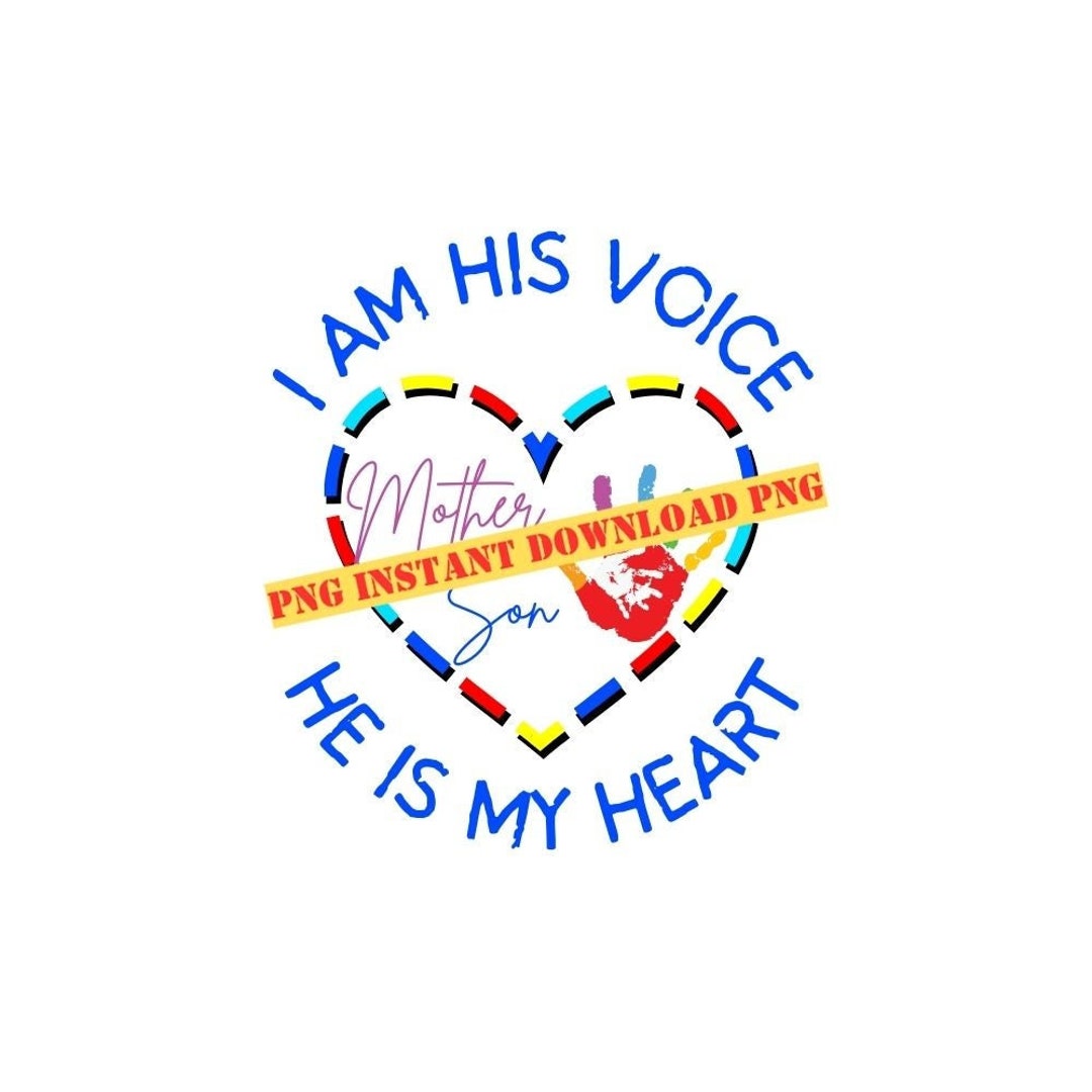 Cute Autism Design Autism PNG File for Ink Sublimation Autism Mom ...