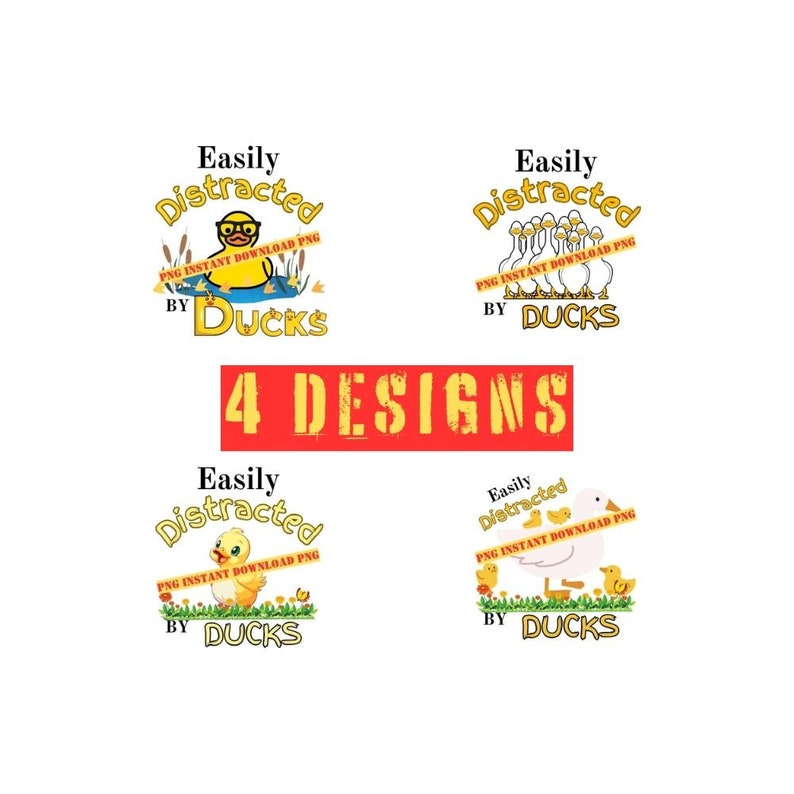 Cute Duck PNG Duck Design for Ink Sublimation Funny Ducks Cute Animal ...