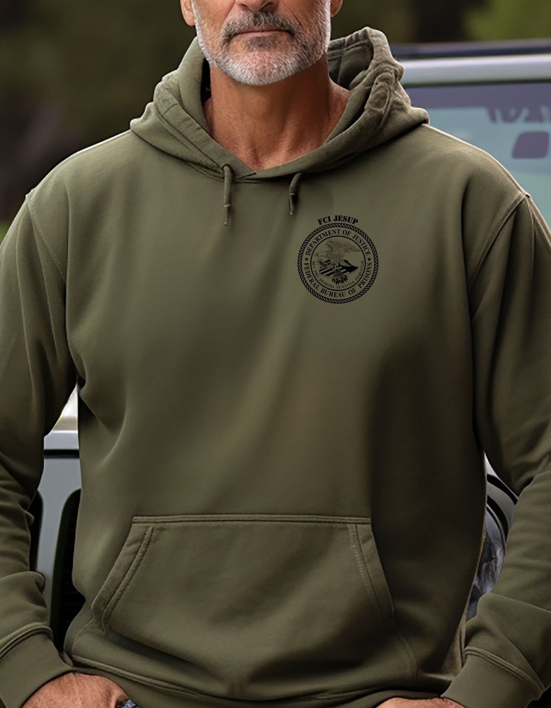 Personalized FCI Jesup Hoodie Federal Prison Guard Gifts Federal ...