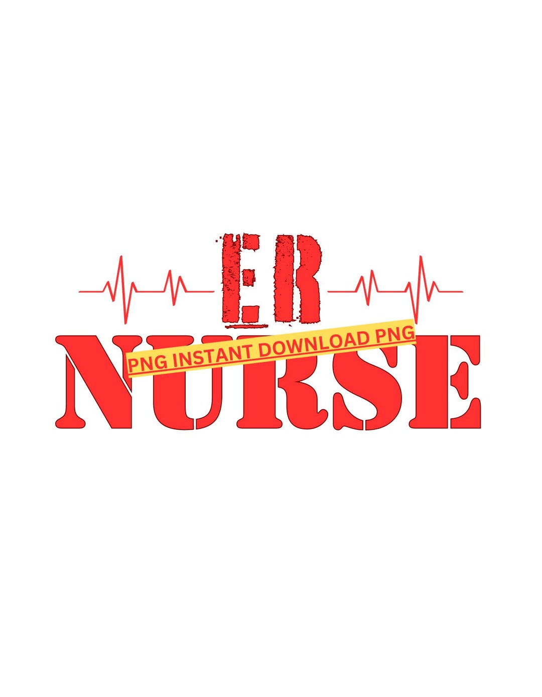 ER NURSE PNG File Er Nurse Design for Nurse Designs for Ink Sublimation ...
