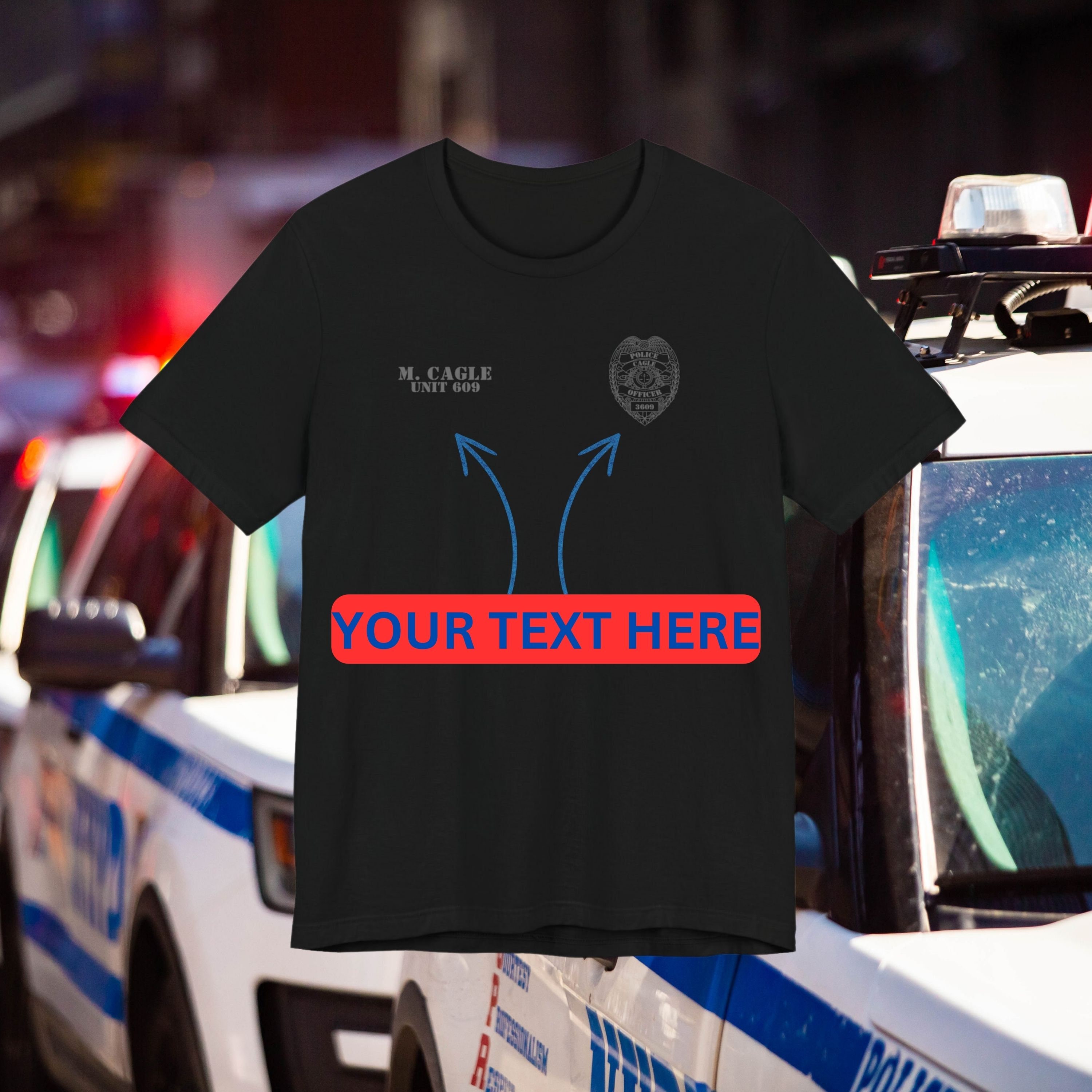 PERSONALIZED POLICE SHIRTS Police Shirts for Police Gifts for Police ...