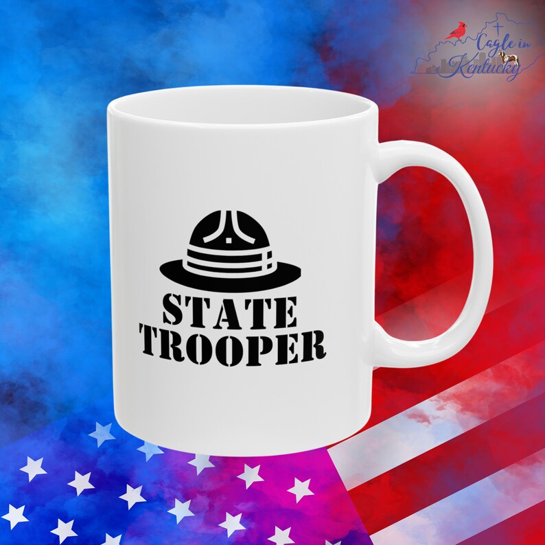 State Police Coffee Mug State Trooper Coffee Cup Law Enforcement Ts