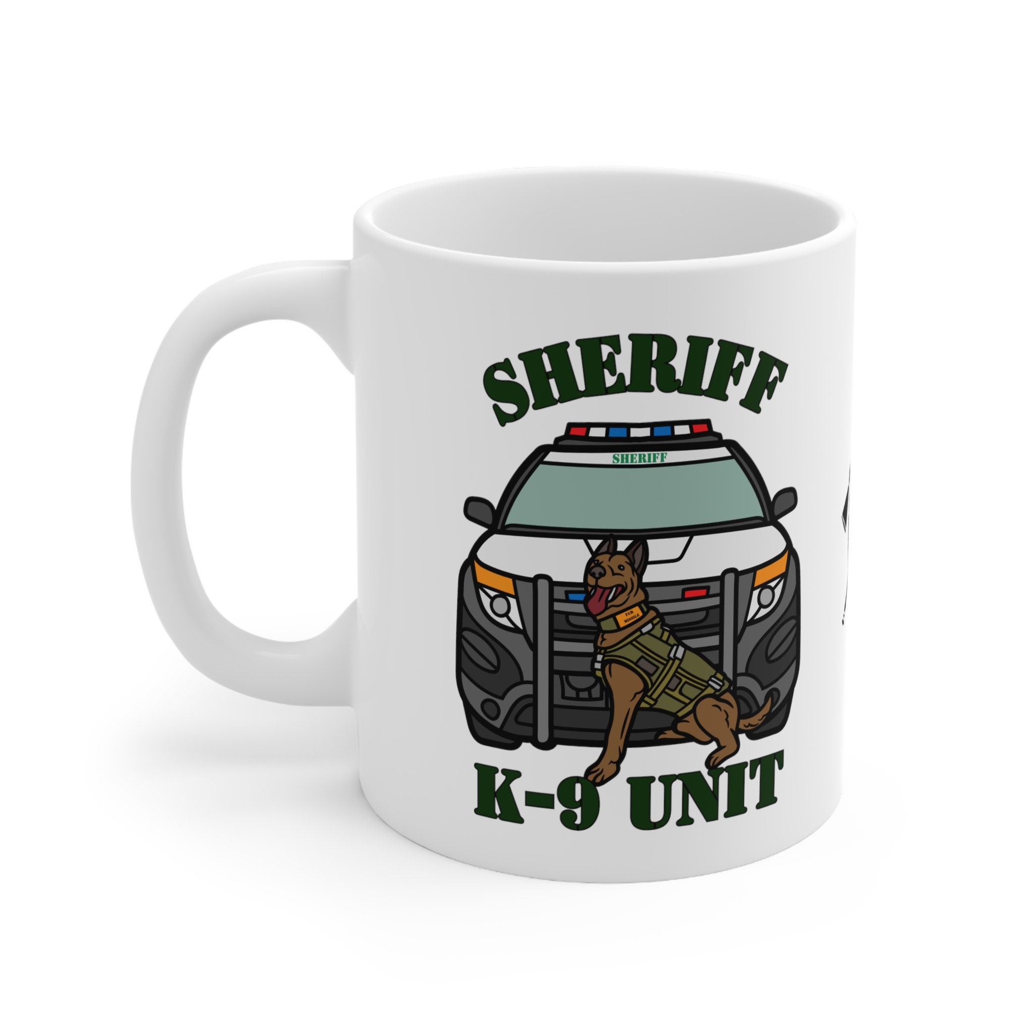 Sheriff K9 Coffee Mug Sheriff K-9 Coffee Cup Police K9 Police K-9 ...