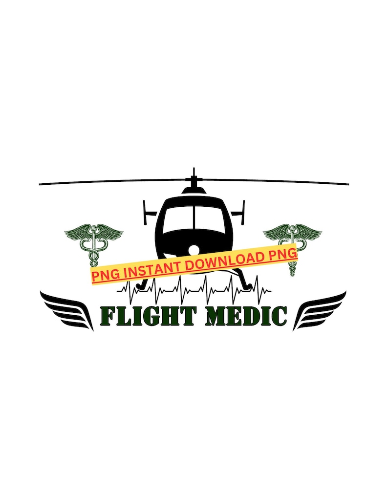 FLIGHT MEDIC Png File Flight Medic Design for Ink Sublimation Crafts ...