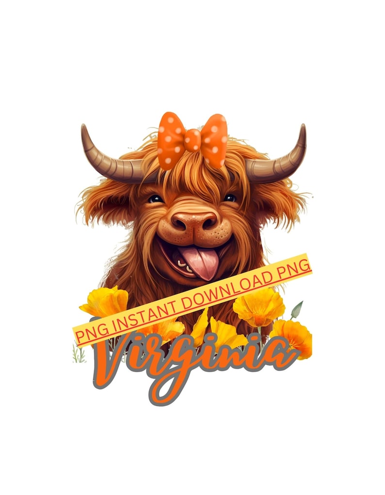 Virginia PNG File VA PNG Cavaliers Hokies Instant Download Digital File ...