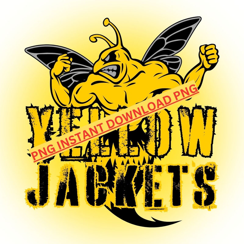 Yellow Jacket Mascot Svg - Etsy