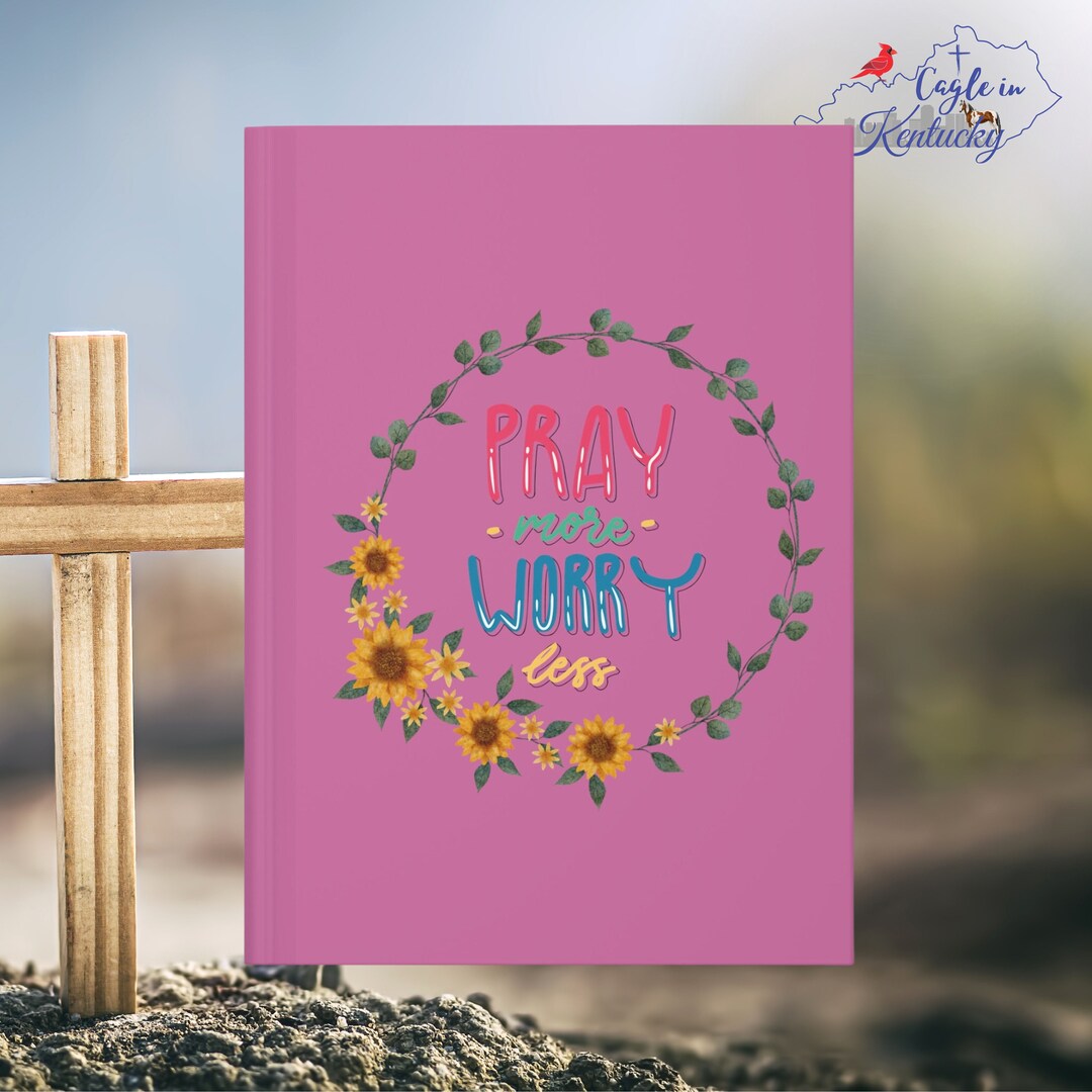 Christian Notebook Prayer Journal Anxiety Journal Therapy Journal Bible ...