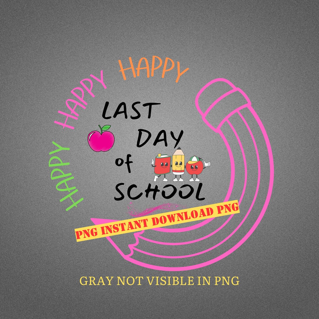 Teacher Png Last Day of School Png File Teacher Designated Png for Ink ...