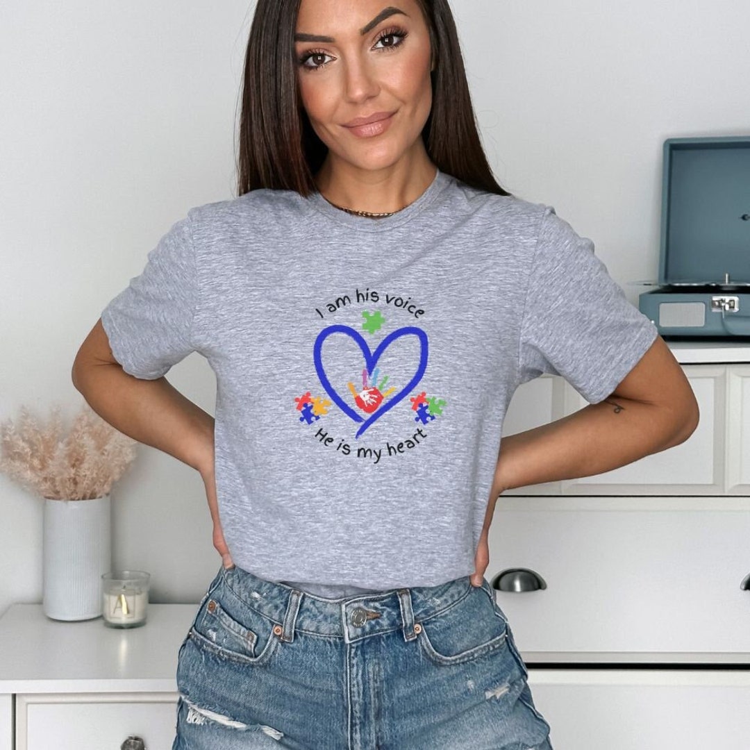 Autism Tee Shirt Cute Autism Tee Shirt Autism Awareness Shirt Autistic ...