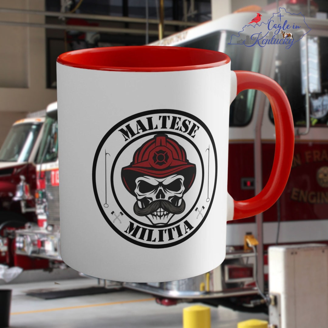 Firefighter Coffee Mug Volunteer Firefighter Coffe Ecup Fire Department ...