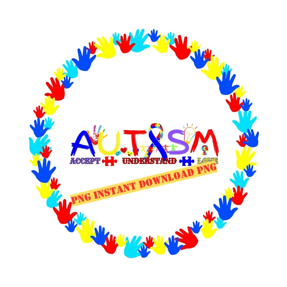 Autism Png File Autism Design for Ink Sublimation Autism Mom Autism Dad ...