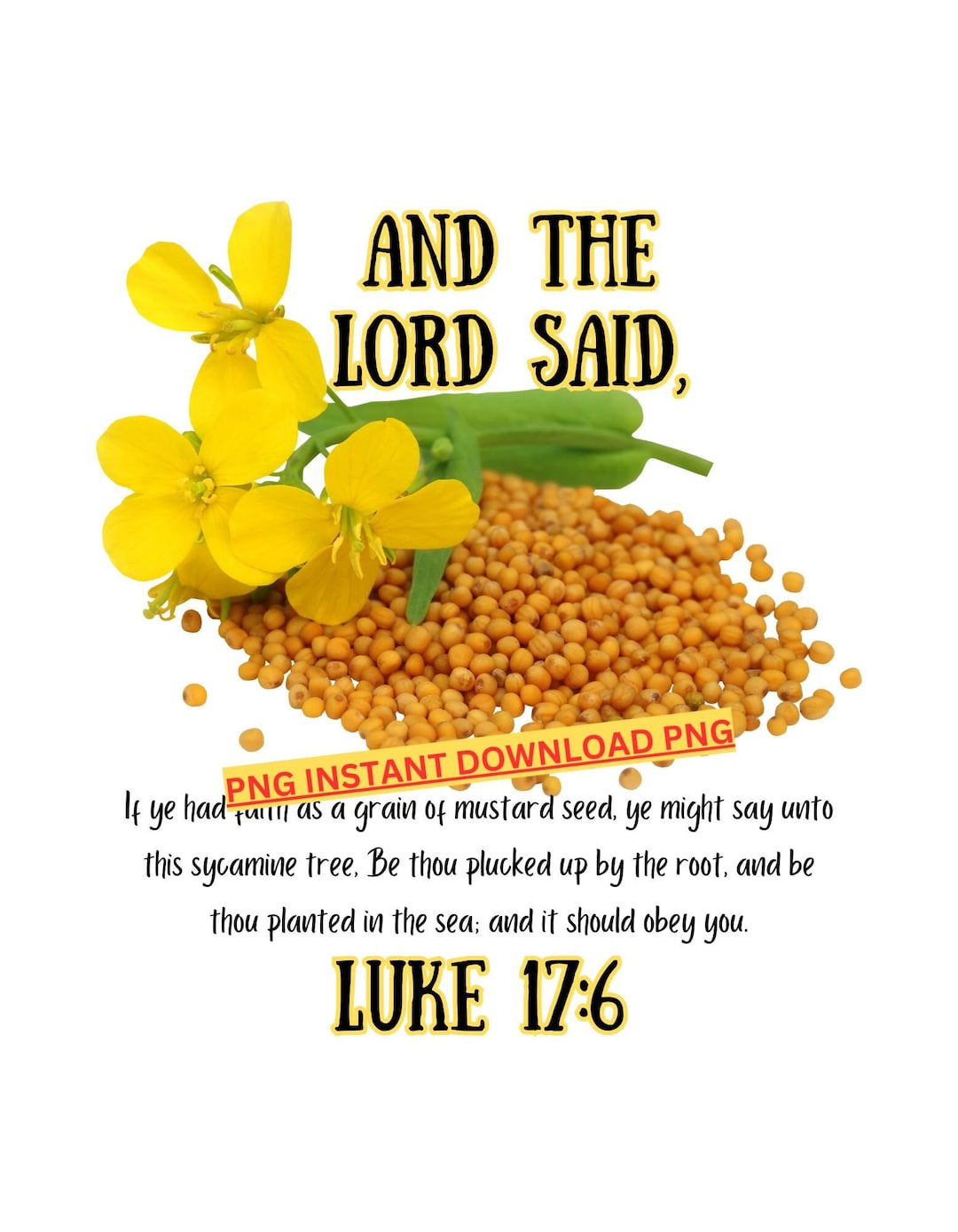 Mustard Seed PNG File Faith Png Mustard Seed Design Faith Design ...