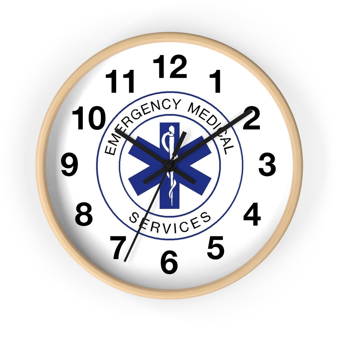EMS EMT Paramedic Wall Clock - Etsy