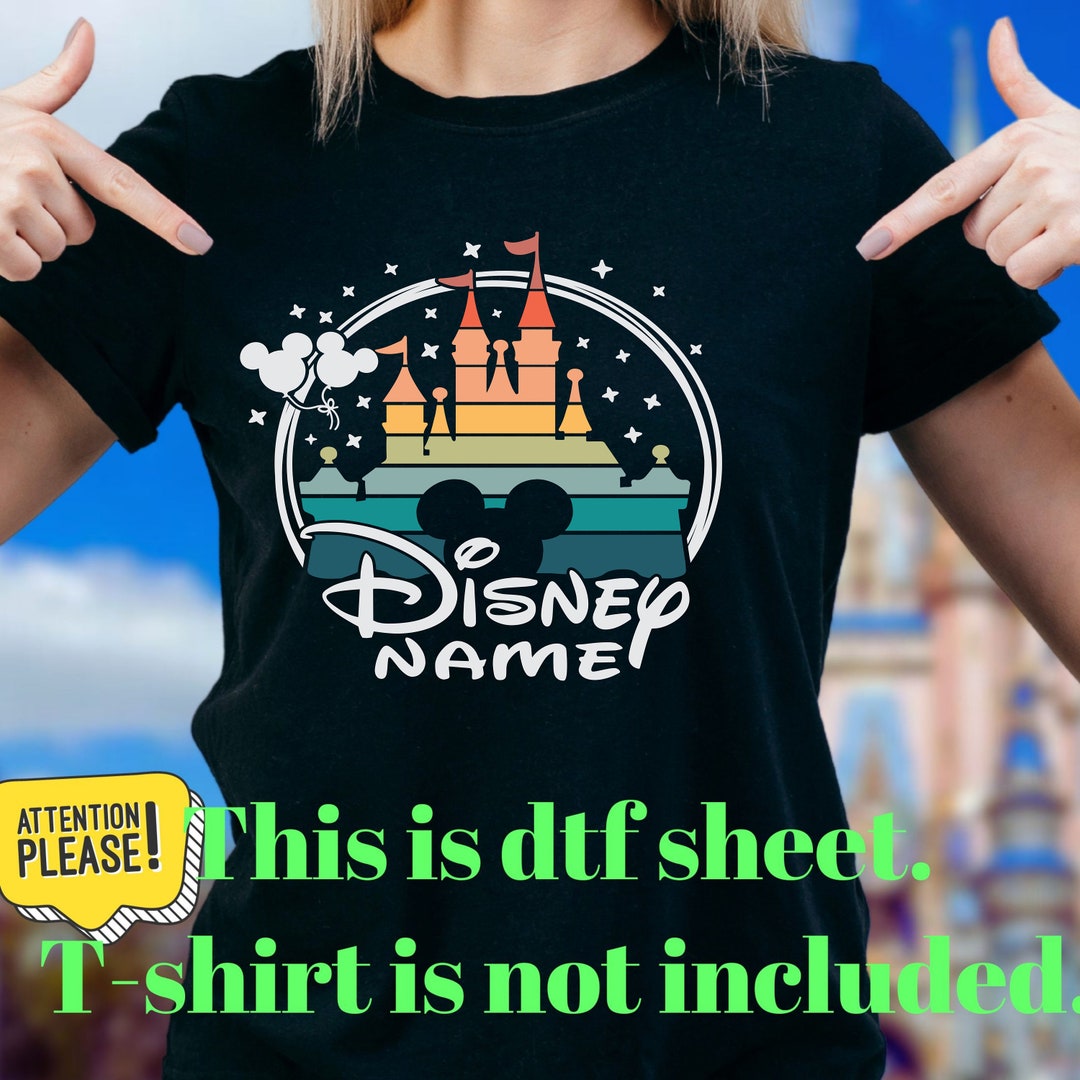 Disney Dtf, Disneyland, Disney Princesses Ready to Press Dtf,disney Dtf ...