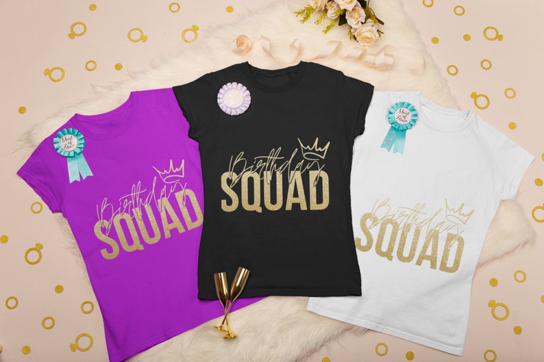 Birthday Squad, Birthday SQUAD Shirts, Birthday Entourage Shirts ...
