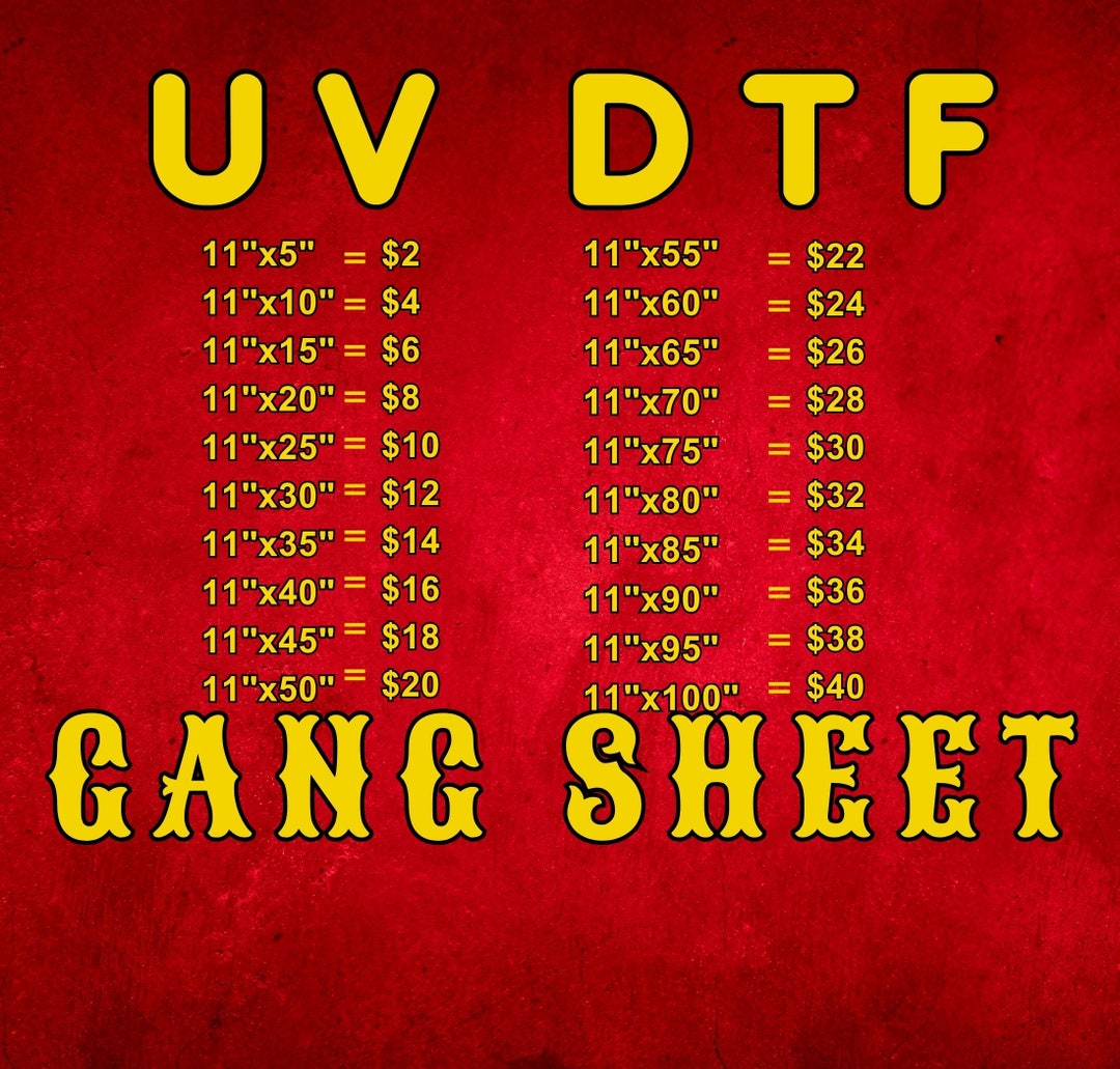 UV Dtf Gang Sheet,customized UV DTF Stickers,uv Dtf Bulk Printing,uv ...
